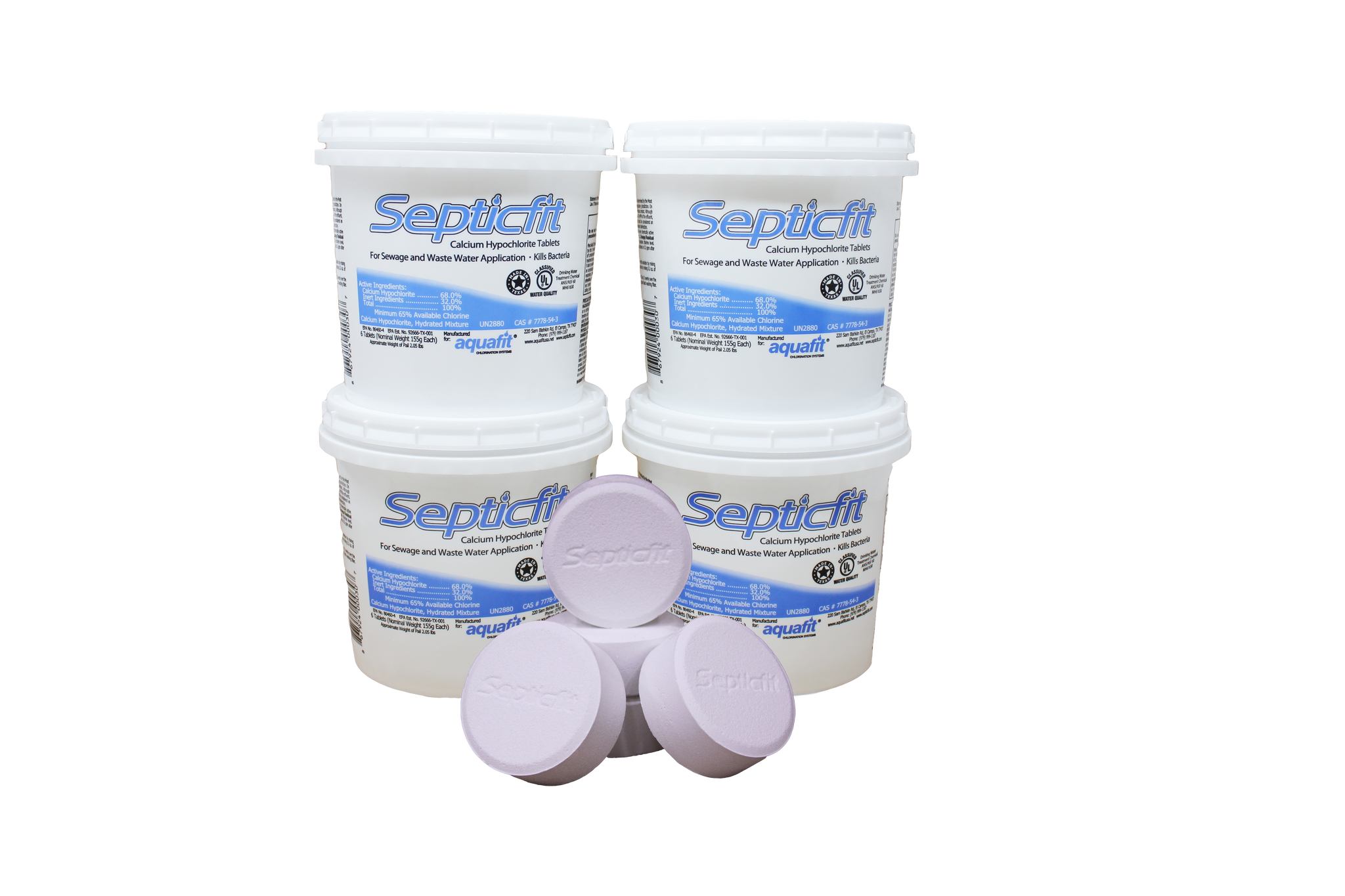 Septicfit Septic Chlorine Tablet - 4 Pail Value Pack